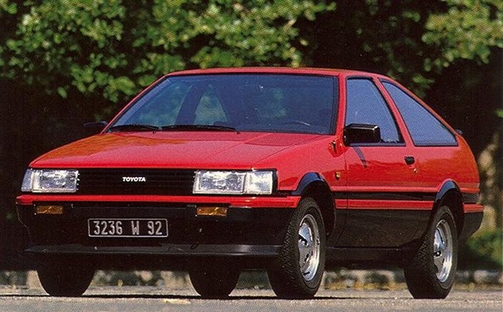 Toyota Sprinter 1.6 MT (100 cv) Hatchback 5 puertas (1983-1987). Ficha ...