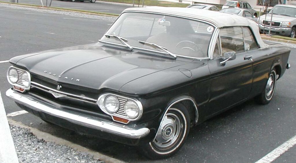 Chevrolet Corvair 2.3 Synchromesh (95 cv) Cupé (1960-1960). Ficha ...